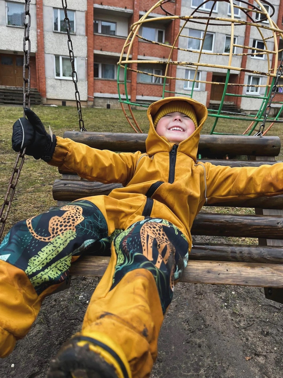 Oker With Leos Softshell Overalls Softshell Overalls With - Etsy