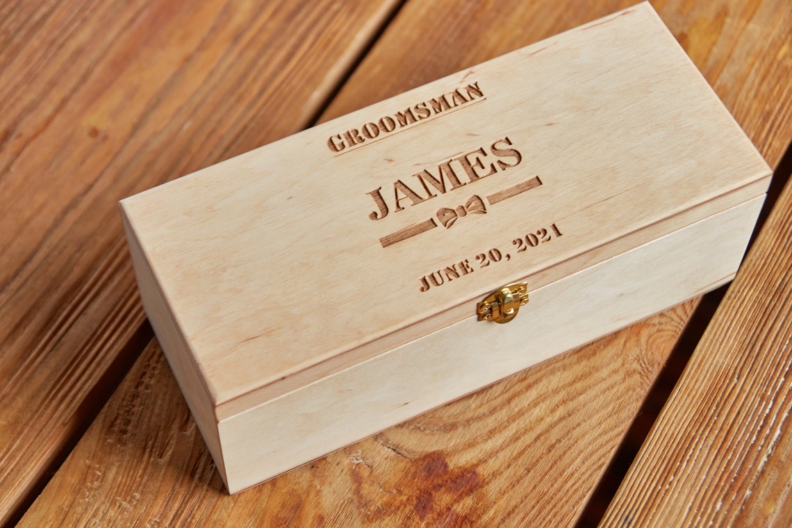 Personalized Gift Box Groomsmen Proposal Gift Box Father of | Etsy