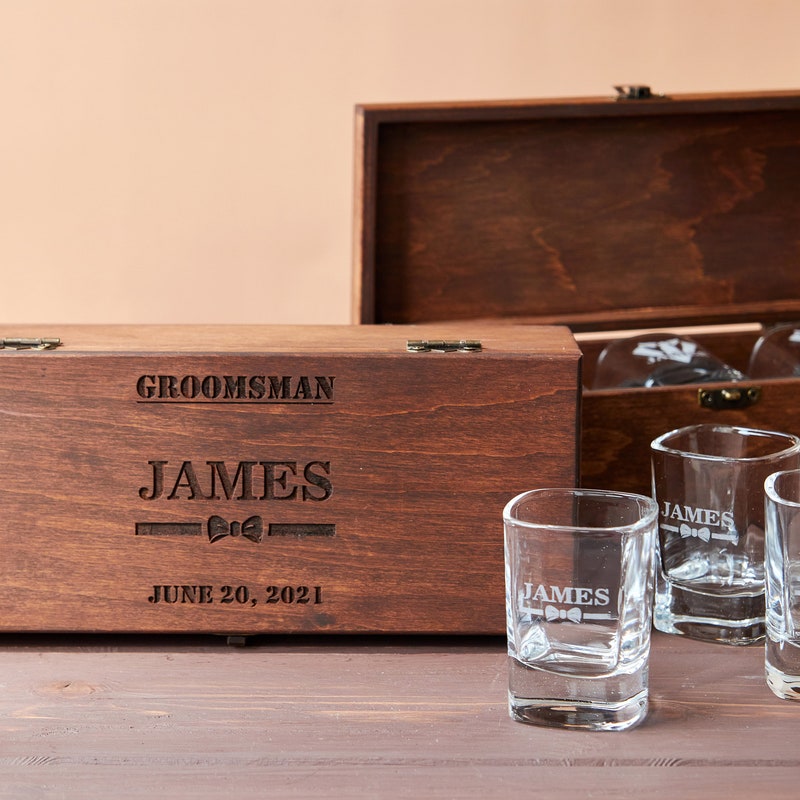 Shot Glass Box - Etsy