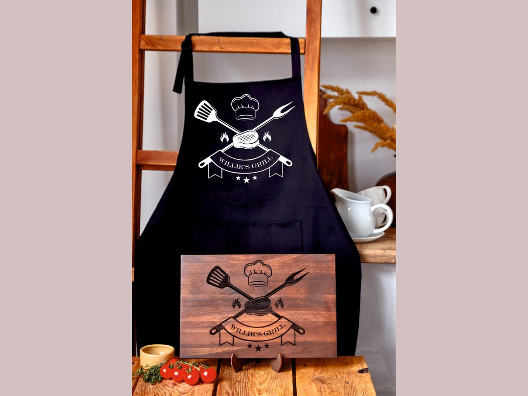 Custom Grill Set, Personalized BBQ Set, Grill Accessories for Men ...