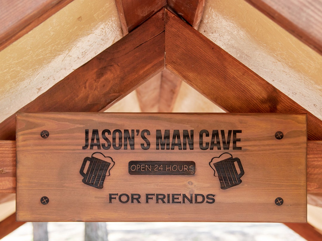 Custom Wood Sign, Man Cave Sign, Bar Sign, Pub Sign, Bar Decor, Wooden ...