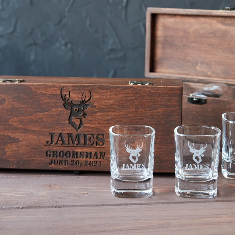 Shot Glass Box - Etsy