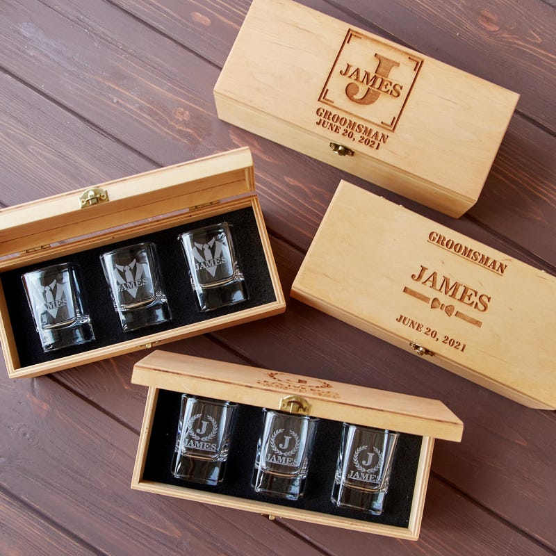 Shot Glass Box - Etsy