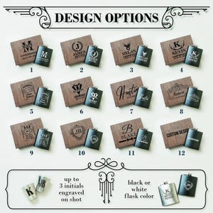 Custom Flask With Etching in Wooden Box, Personalized Groomsmen ...