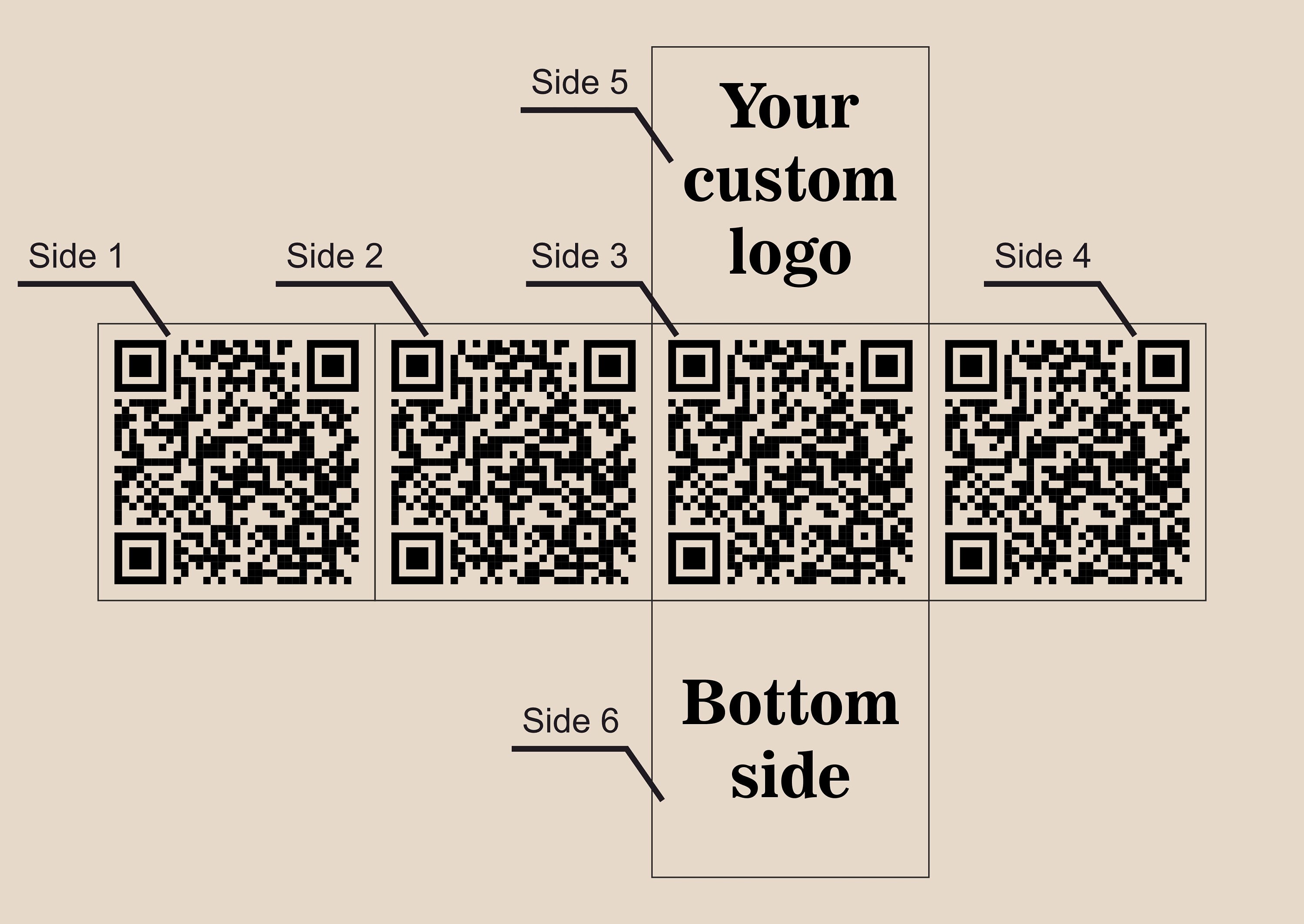 QR Code Sign, Engraved Business Logo, Wooden QR Code, Wifi QR Code ...