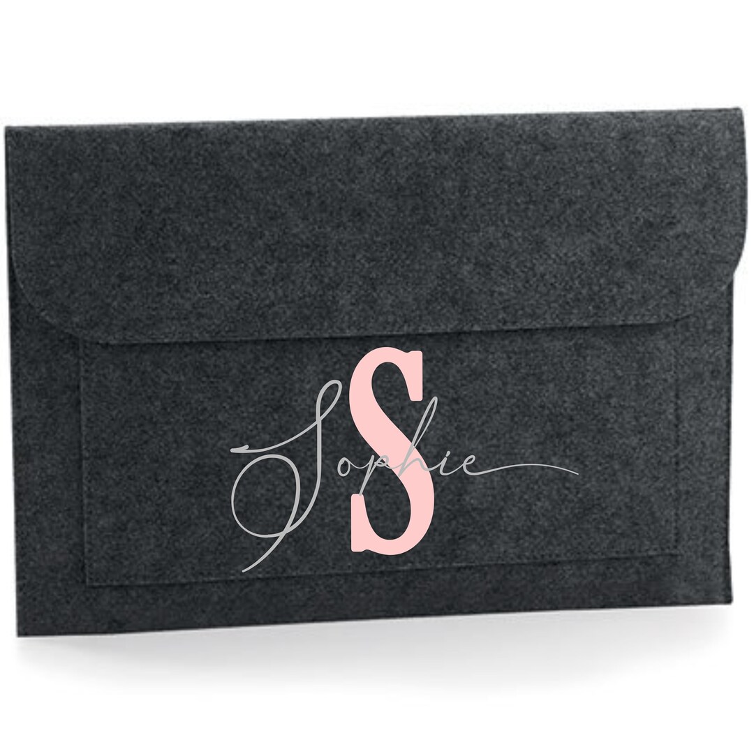 Laptophülle aus Filz personalisiert, Laptoptasche personalisiert ...