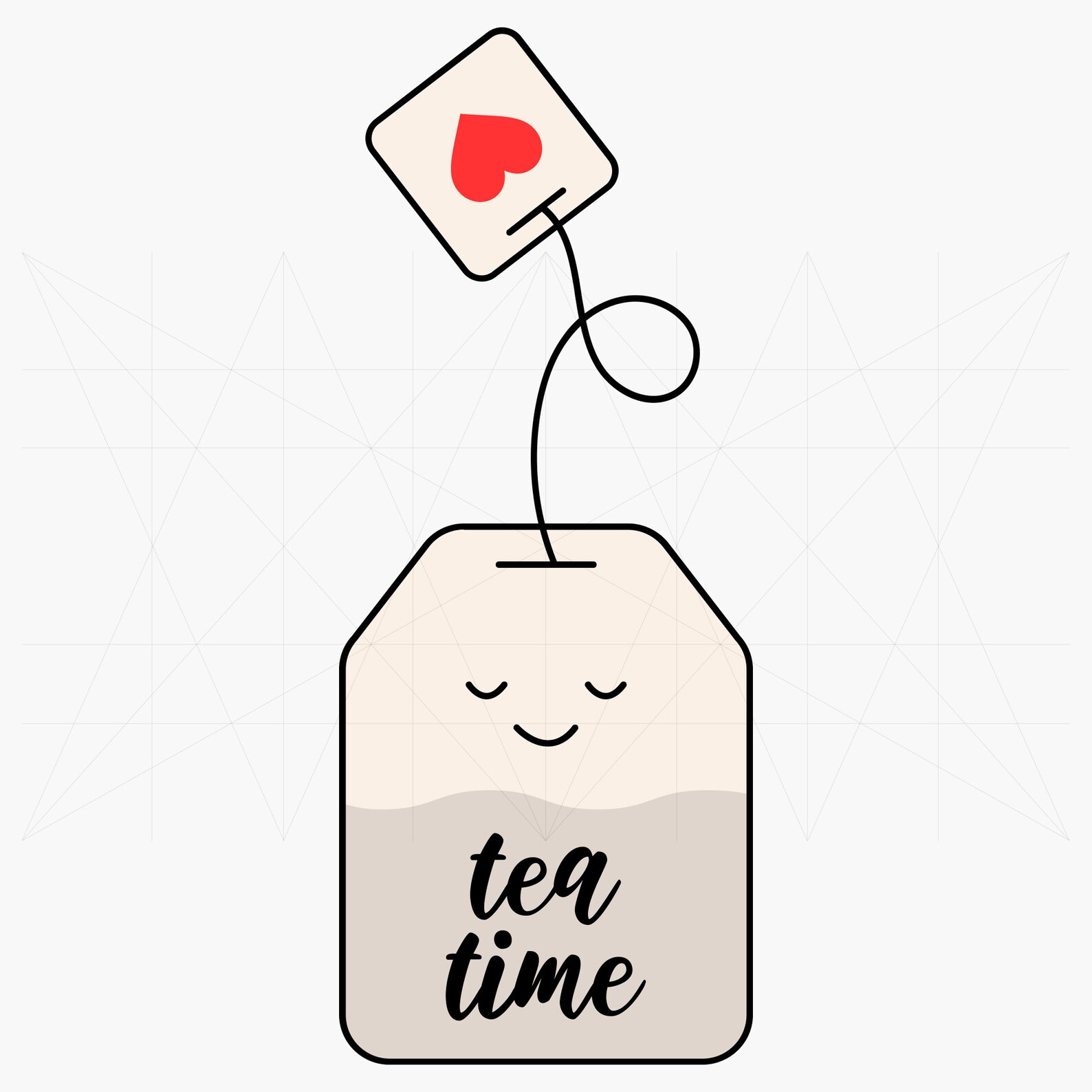 Tea Time Svg Tea Bag Vector Svg for Cricut Tea Lover - Etsy