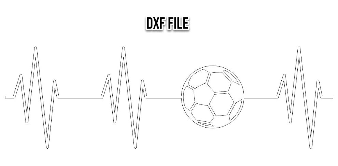 Soccer Heart Beat Svg Heart Beat Svg Pulse Soccer Soccer - Etsy