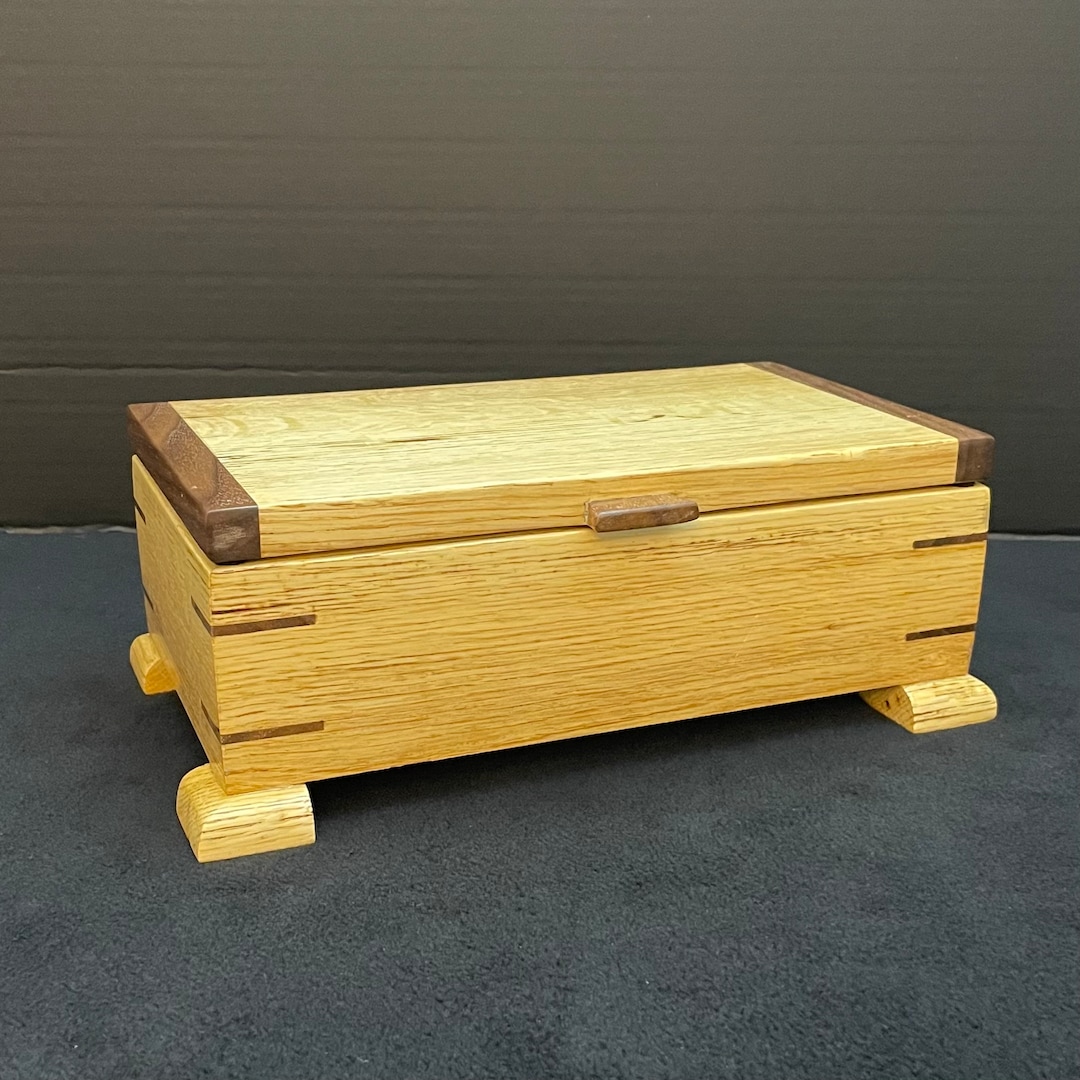 Oak Keepsake Box - Etsy