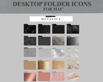 Boho Neutral Desktop Folder Icons for Mac & Windows Aesthetic - Etsy