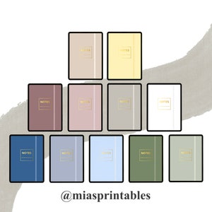 20 Boho Minimal Cute Digital Notebook Covers Goodnotes - Etsy UK