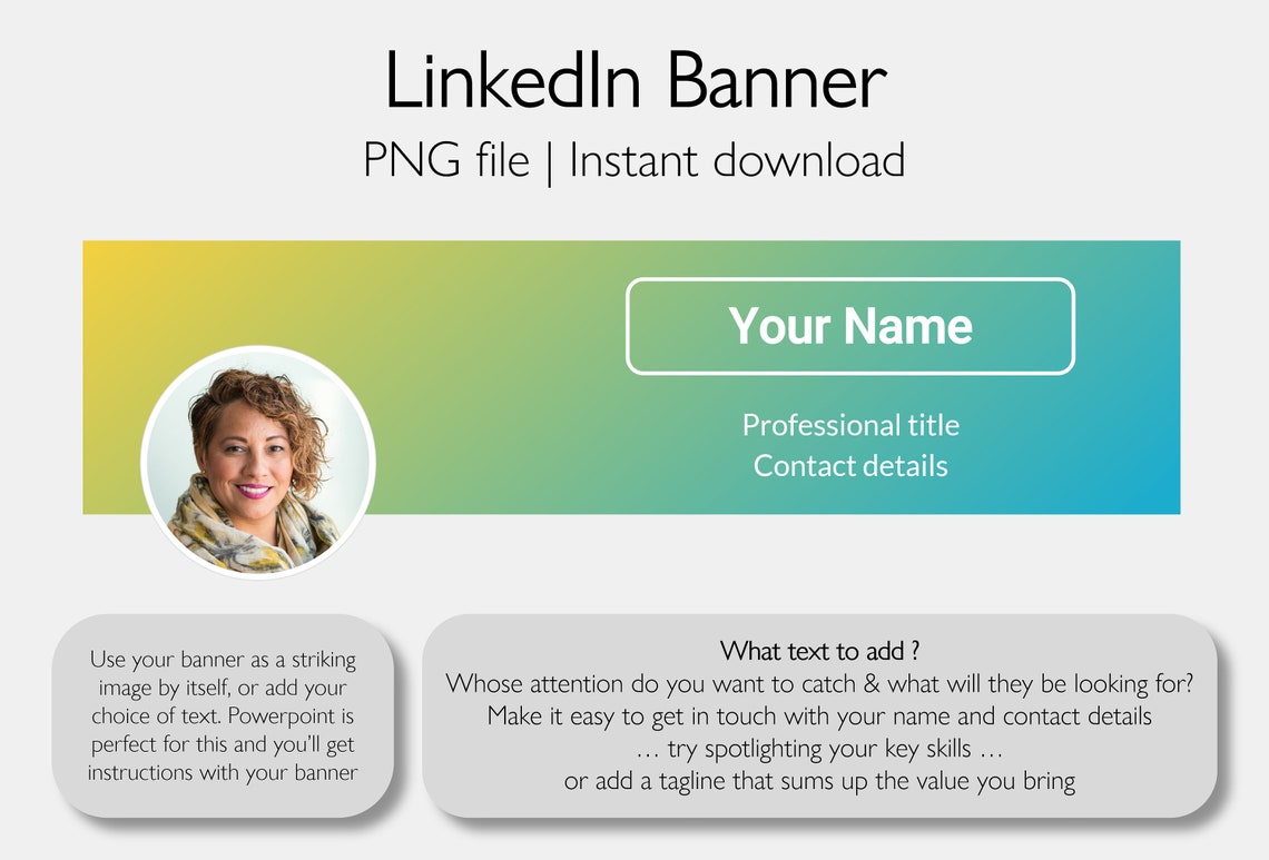 LINKEDIN BANNER for Your Linkedin Personal Profile Reflect Your ...