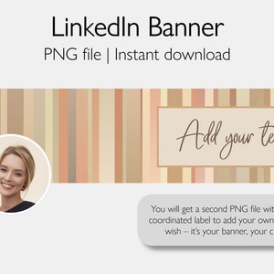 LINKEDIN BANNER for Your Linkedin Personal Profile Reflect Your ...