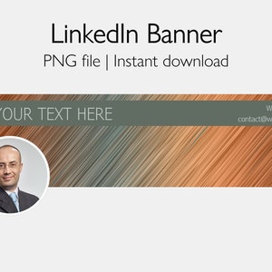 LINKEDIN BANNER for Your Linkedin Personal Profile Reflect | Etsy