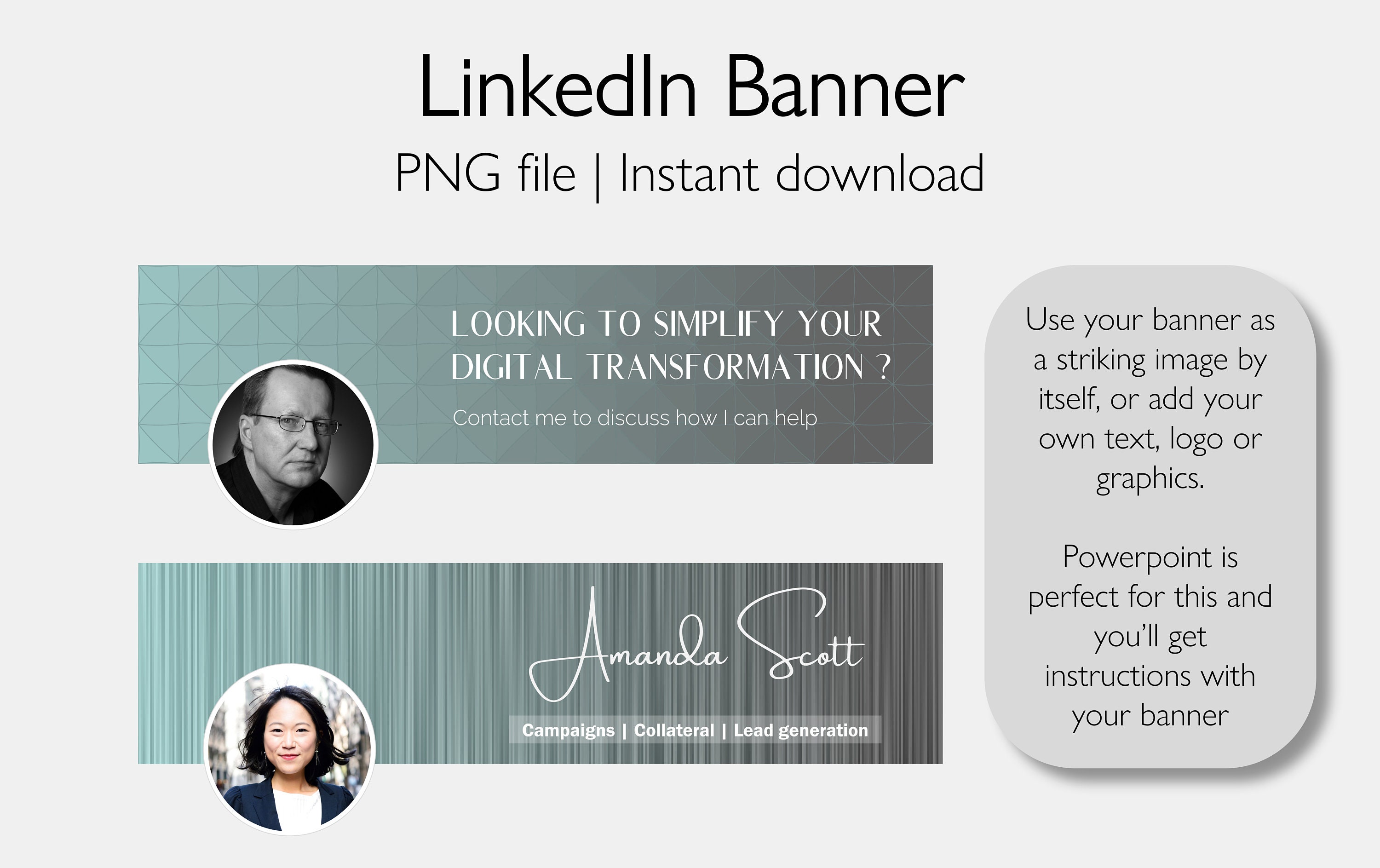 LINKEDIN BANNER for Your Linkedin Personal Profile Reflect Your ...