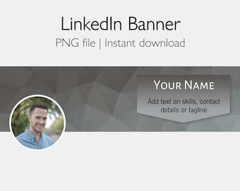 LINKEDIN BANNER for Your Linkedin Personal Profile Reflect | Etsy