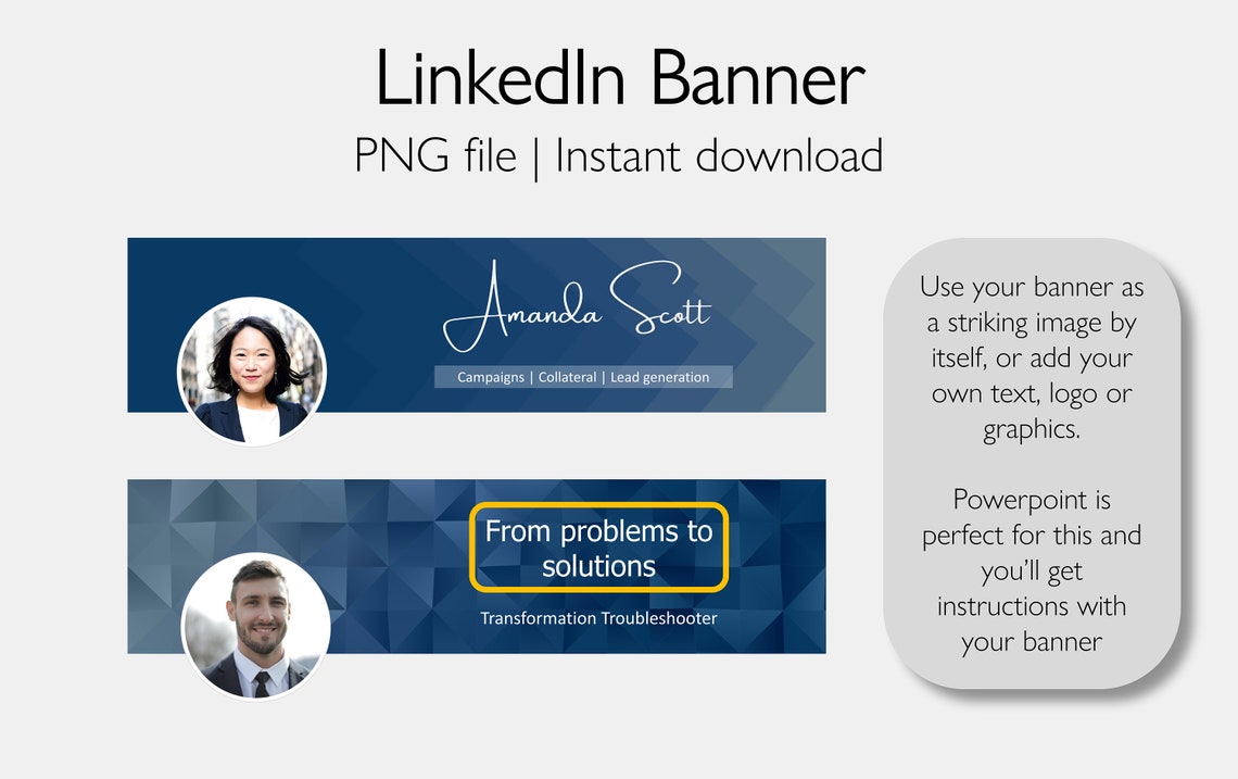 LINKEDIN BANNER for Your Linkedin Personal Profile | Reflect Your ...