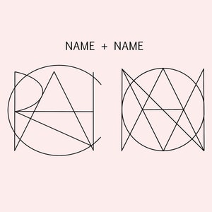 Name Logo for Two - Personalized to Your Names - Tiktok Name Logo ...