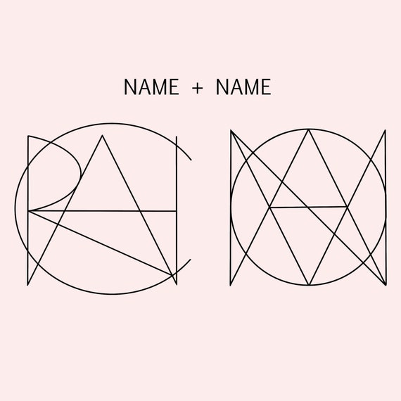 Name Logo for Two Personalized to Your Names Tiktok Name - Etsy