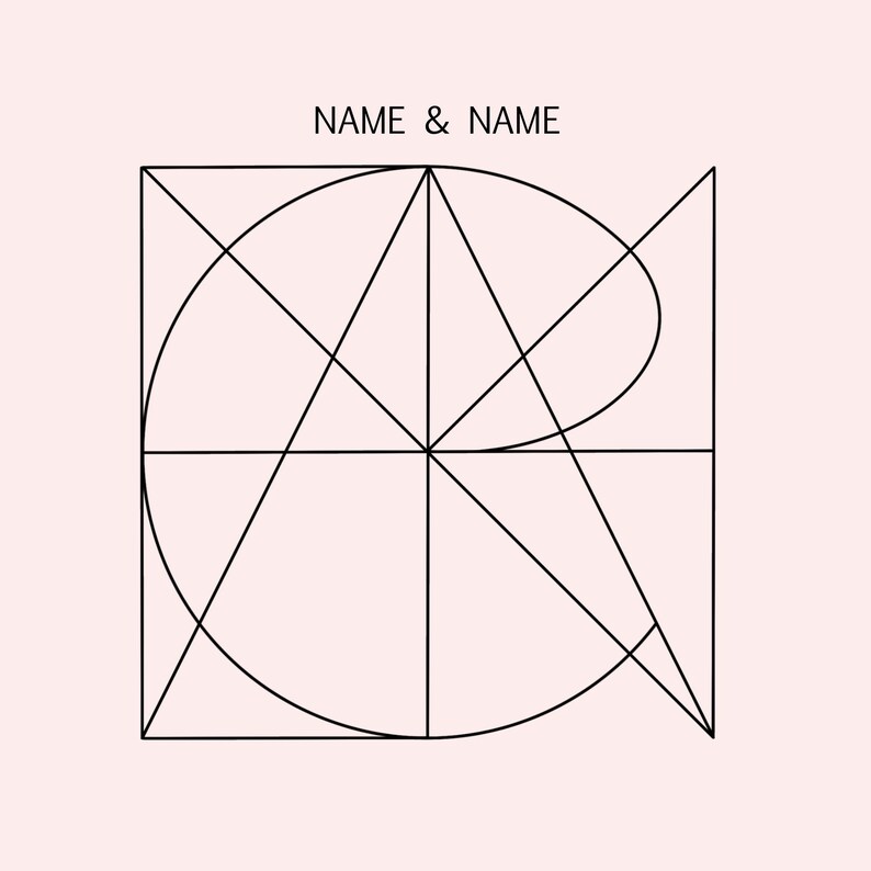 Name Logo for Two - Personalized to Your Names - Tiktok Name Logo ...