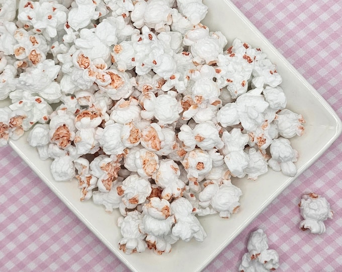 FAKE POPCORN, Faux Popcorn, Popcorn Add-on for Decoden Crafts and Slime ...