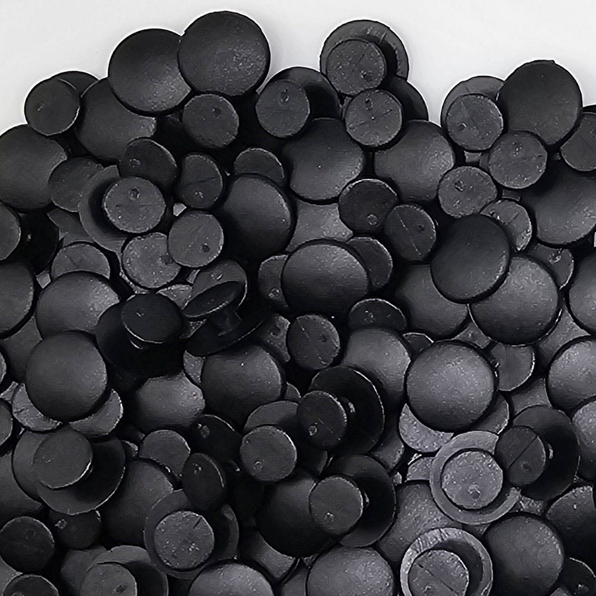 10/50/100 Pcs Croc Shoe Charms Plastic Clear / Black Back Buttons DIY ...