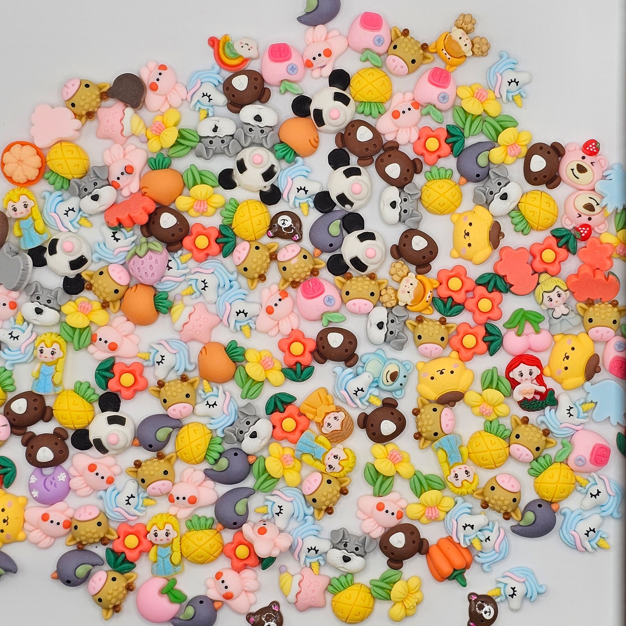 Cute Miniature Kawaii Decoden Cartoon Character Resin Flatback - Etsy