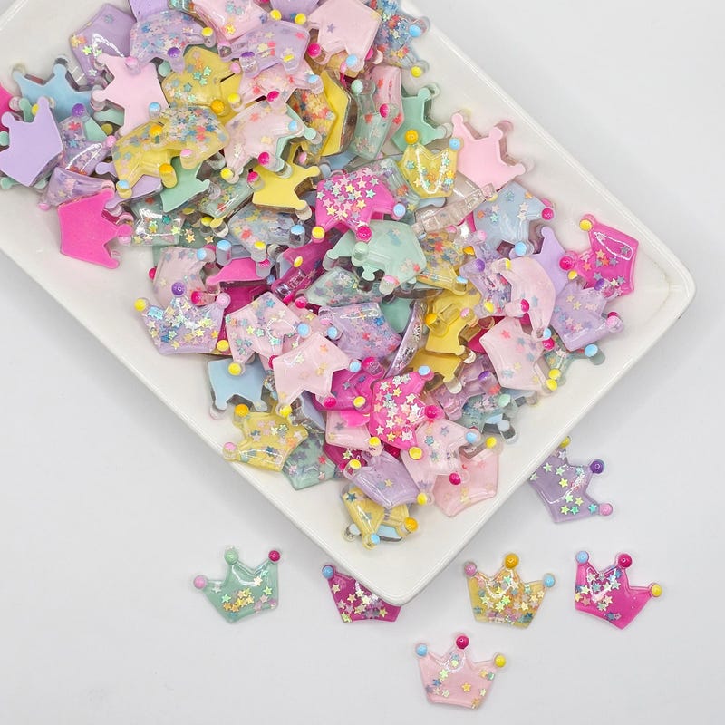 Resin Crown Flatback - Etsy