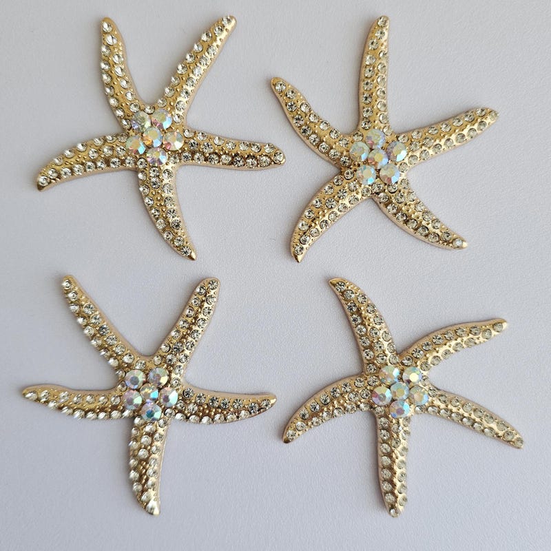 Rhinestone Starfish - Etsy