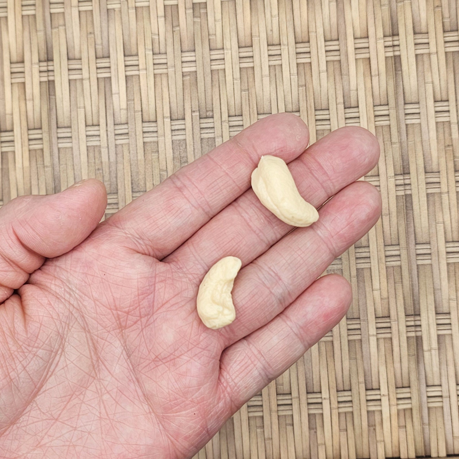 10/30 Pcs Cashew Nut Realistic Imitation Fake Food Cabochons, Faux ...