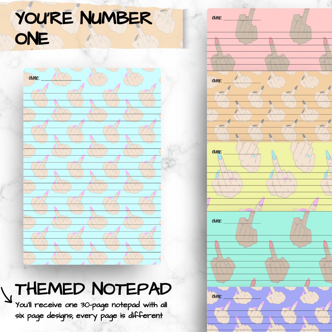 You're Number One Notepad See Image for Details - Etsy
