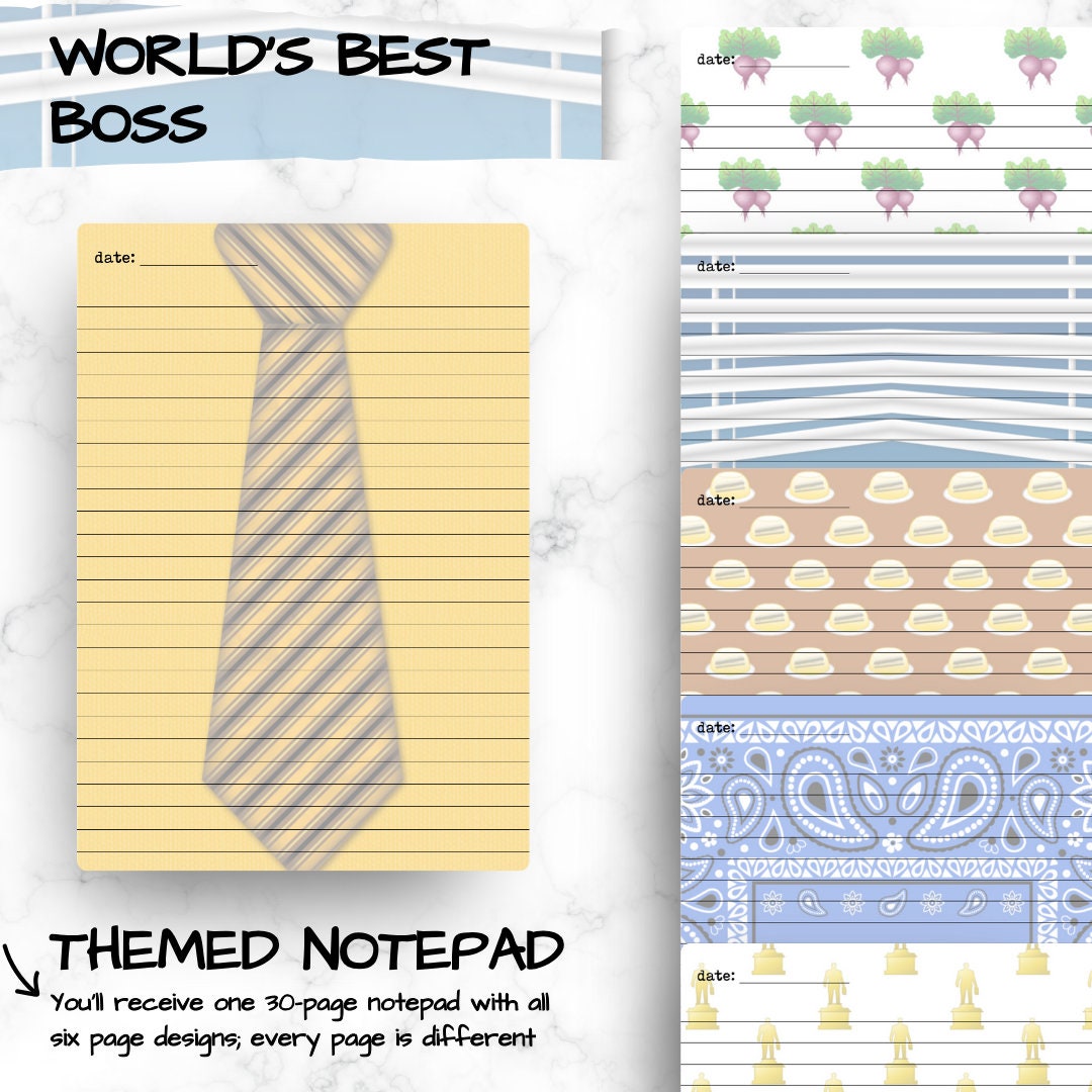 World's Best Boss Notepad See Images for Details - Etsy