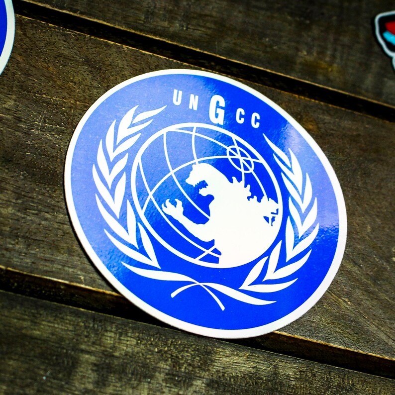 UNGCC and GOJIRA ROAR Godzilla Holographic Vinyl Stickers - Etsy