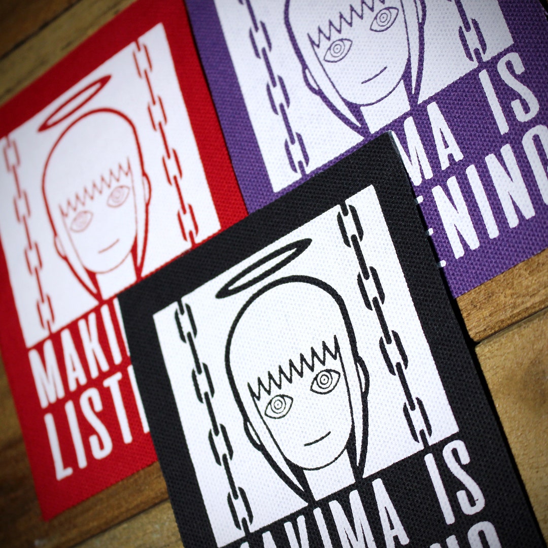 Anime Devil Patch - MAKIMA IS LISTENING - Etsy