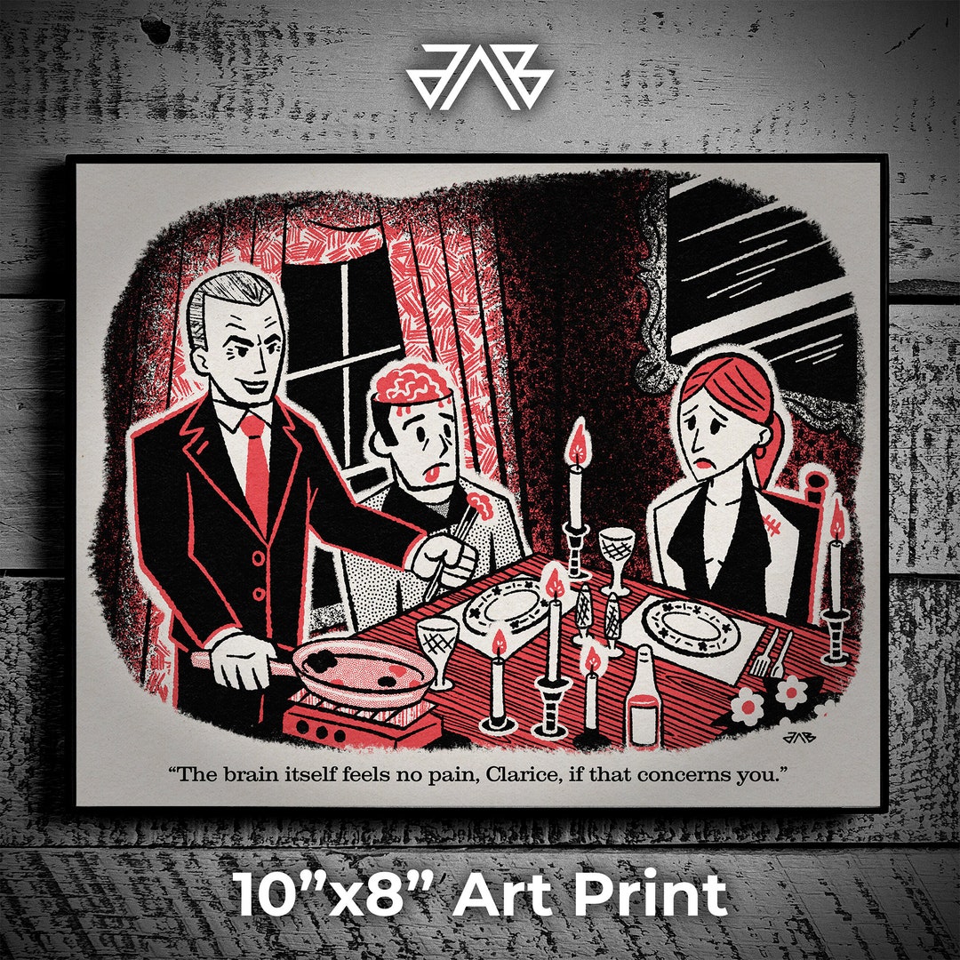 Hannibal - "brain Food" Lil' Gory Book - 10"x8" Photo Print - Etsy