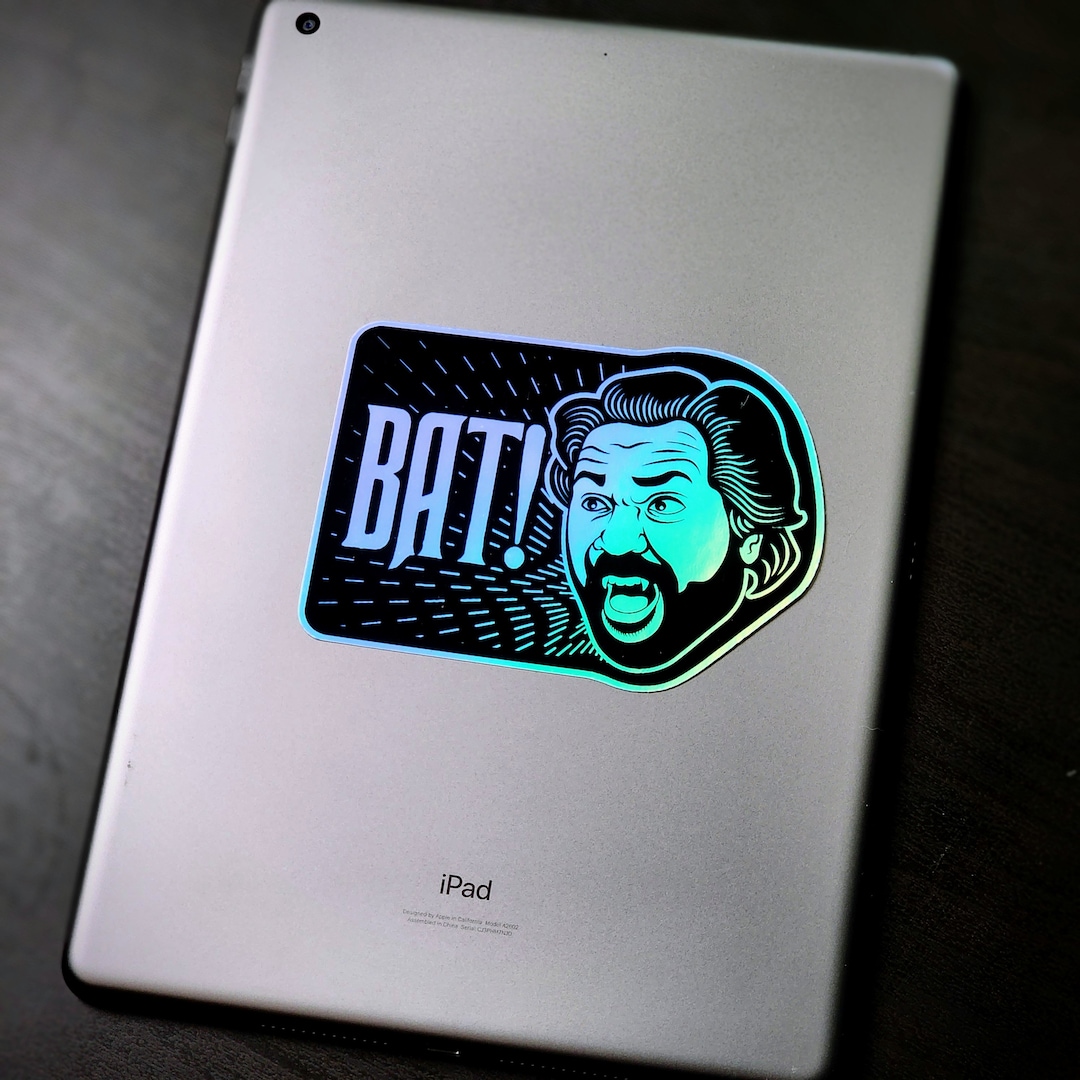 WWDITS - Laszlo "bat!" XL HOLOGRAPHIC Decal - Etsy