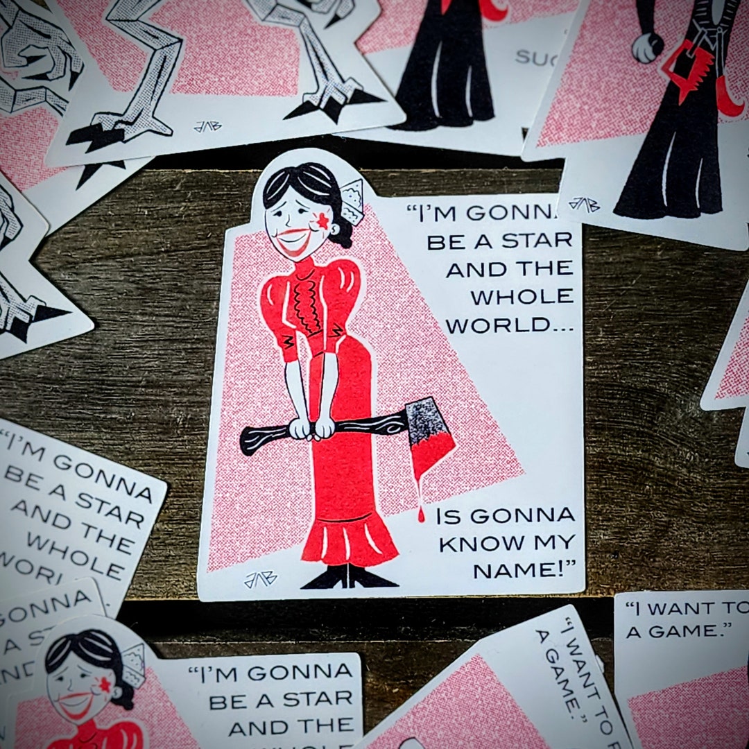 Pearl horror Pal Vinyl Decal - Etsy