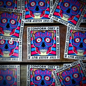 They Live - Gloss Vinyl Decals - Etsy