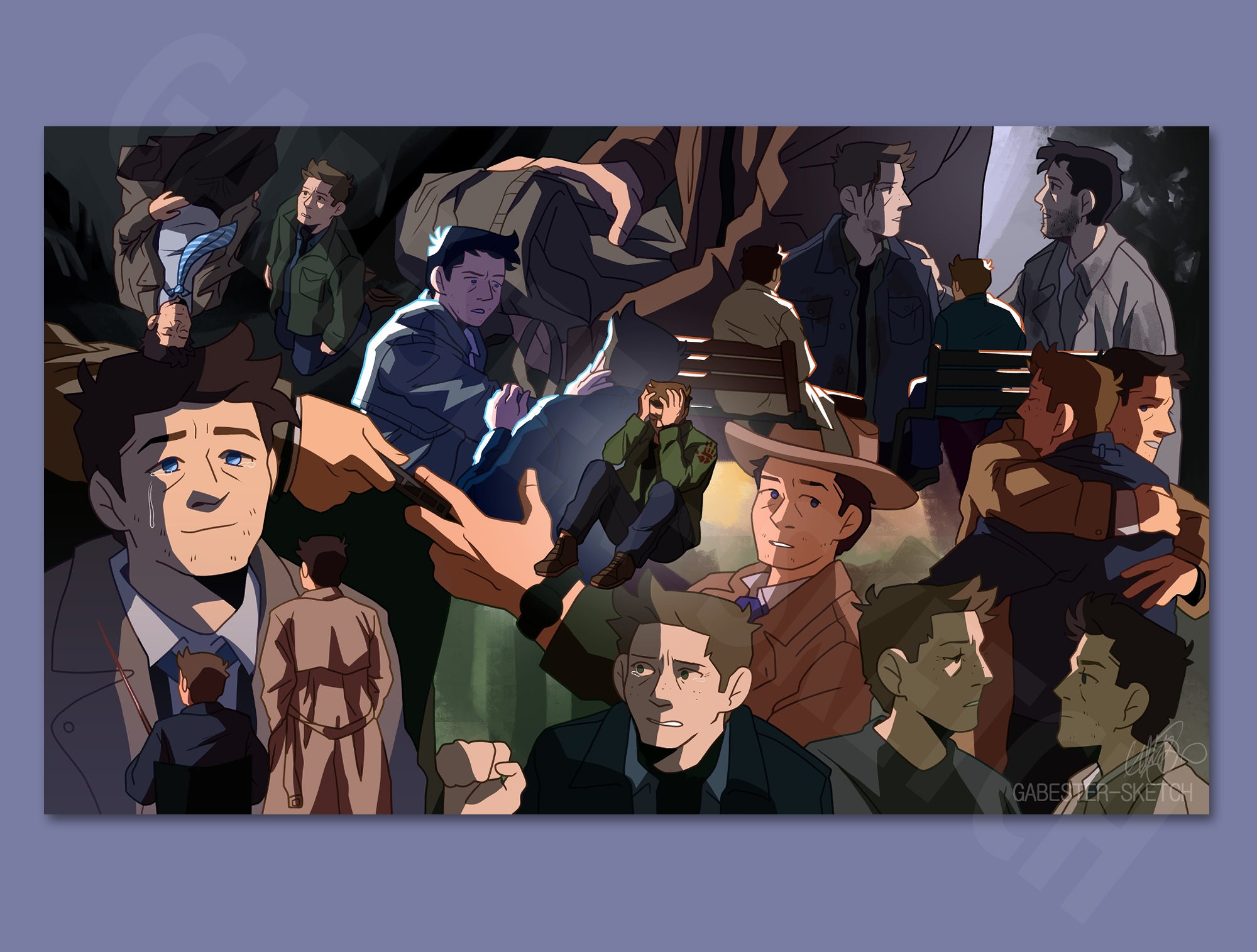 Supernatural Cas Handprint