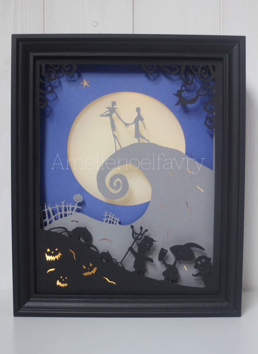 Jack Skellington Light Frame - Etsy