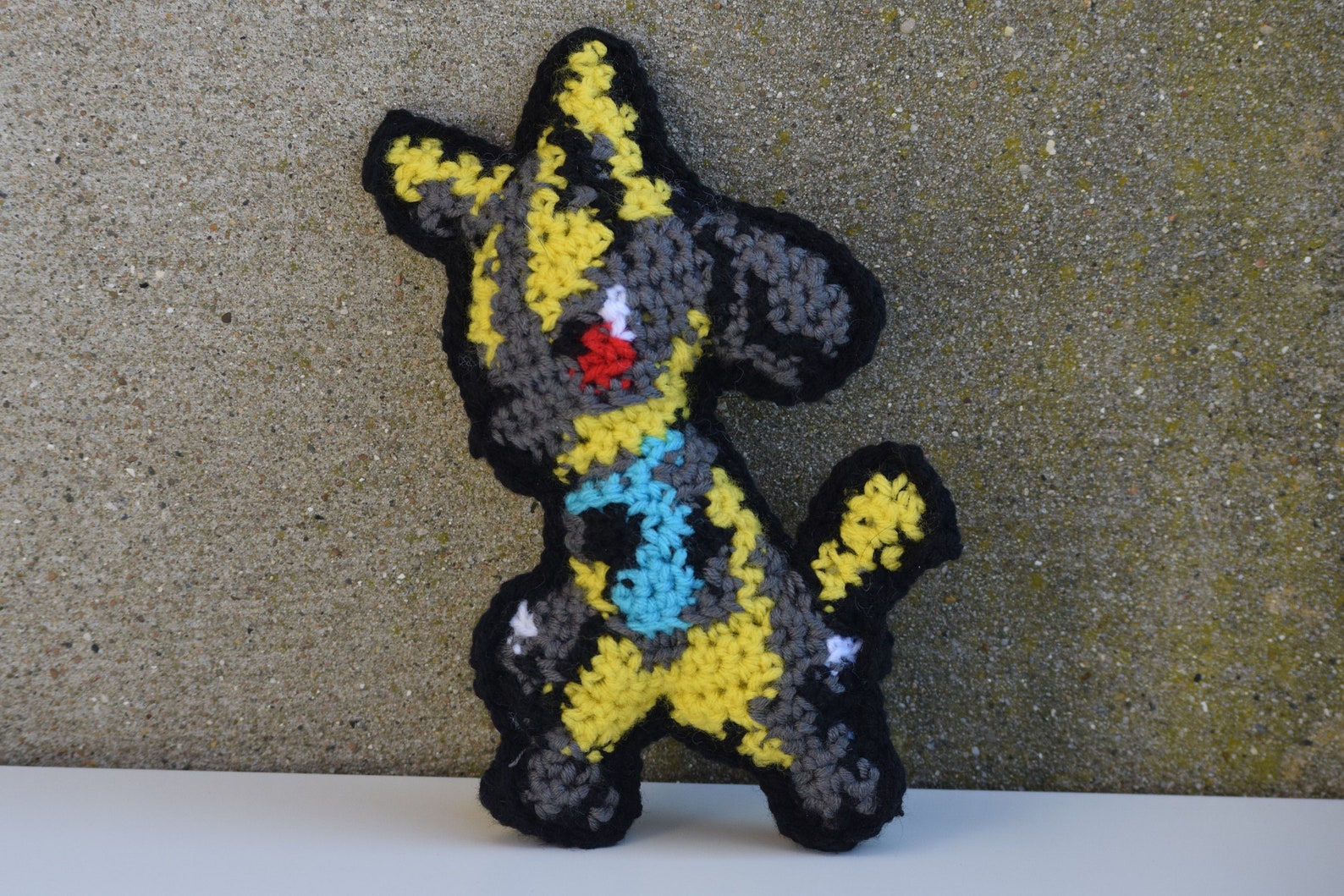 Shiny Lucario 8-bit Plush - Etsy