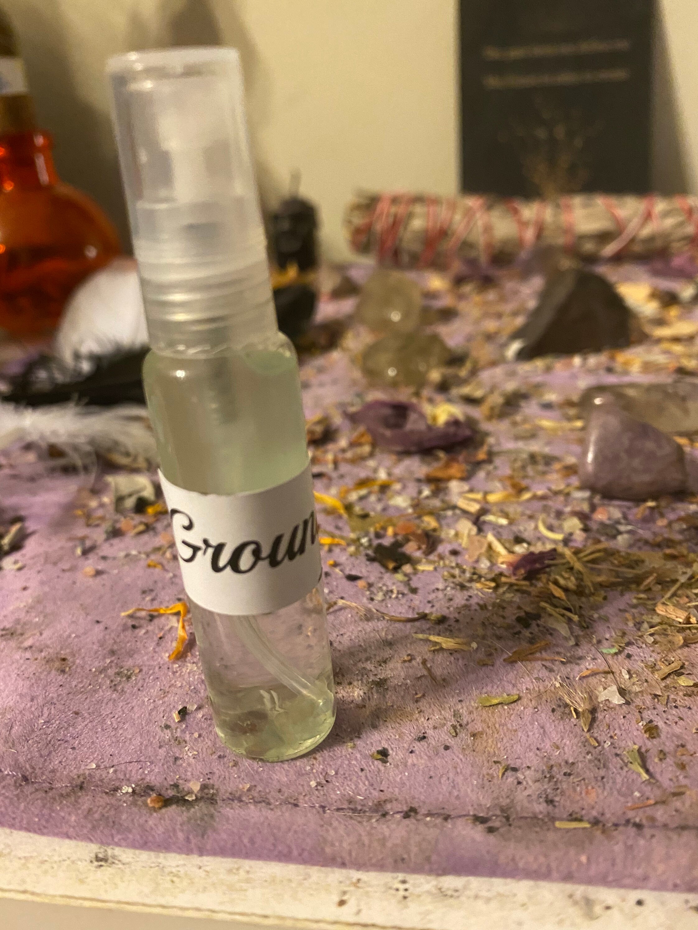 Reiki-charged Grounding Crystal Elixir Spray | Etsy