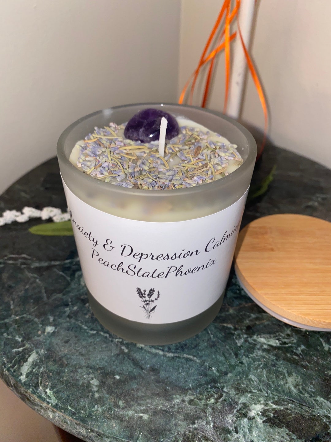 Reiki-charged Anxiety & Depression Calming Candle - Etsy