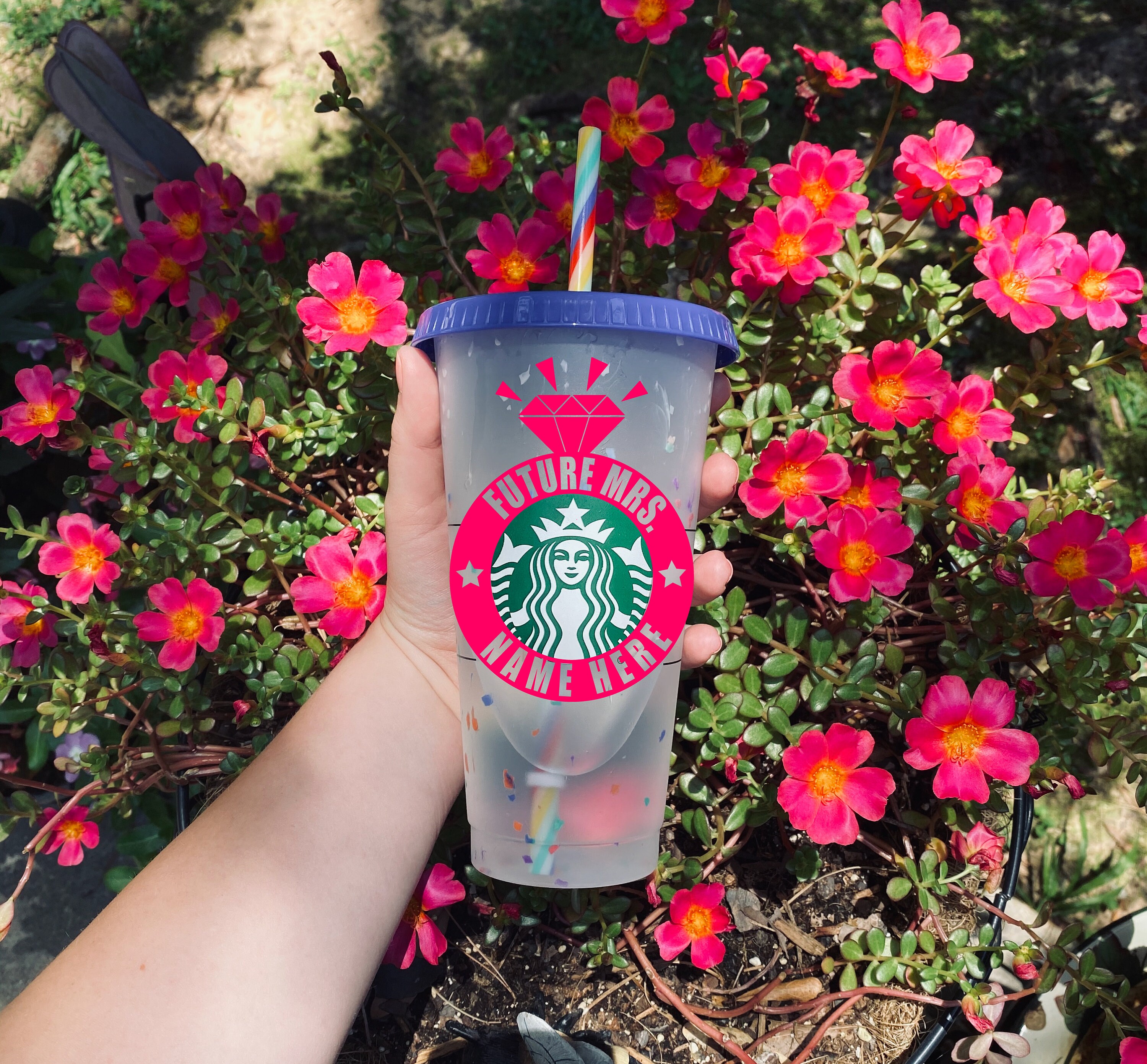 Custom Cold Cup SVG Coffee Cup SVG Engaged Svg Future Mrs - Etsy Canada