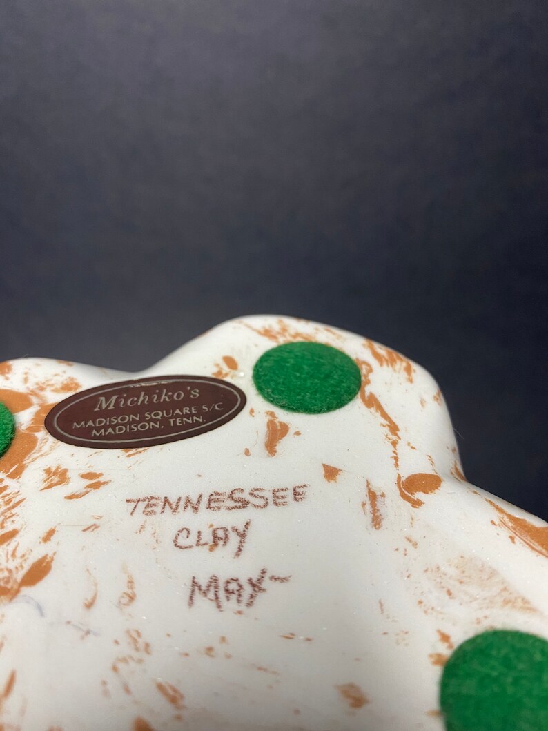 Vintage Tennessee Clay Co. Signed by Max Brown and White - Etsy