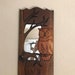 Vintage Hand Carved Wood Owl Mirror Owls Owl Decor Owl - Etsy