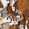 Wood 3D Map Italy Handmade Wood Map Wood Art Wood Travel Map Birthday ...