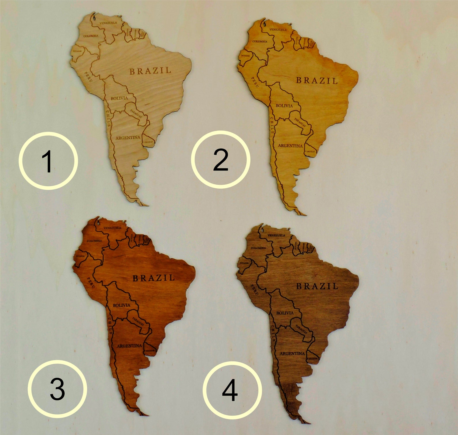 Wood World Map Handmade Wood Map Wood Art Wood Travel Map | Etsy