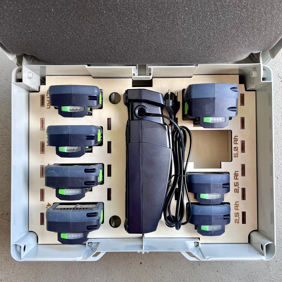 Einlage Kompatibel Mit Systainer - Laser-datei - Festool - Tanos - Akku ...