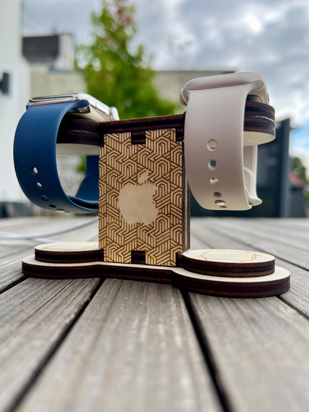 Apple Watch Halter Für 2 Uhren Laserdatei SVG DXF PDF Ai - Etsy